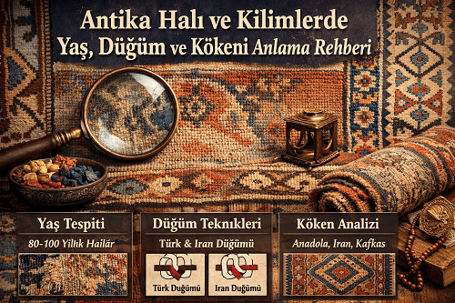 Antika Halı ve Kilimlerde Yaş, Düğüm ve Kökeni Anlama Rehberi