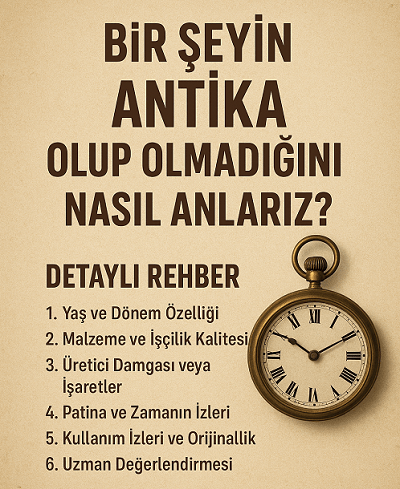 Bir Eşyanın Antika Olduğu Nasıl Anlaşılır? İşte En Net Kılavuz